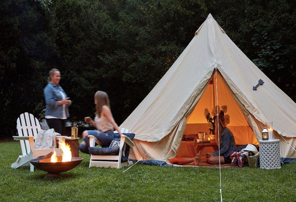 Book a Campout in Your Own Backyard | Yardzen
