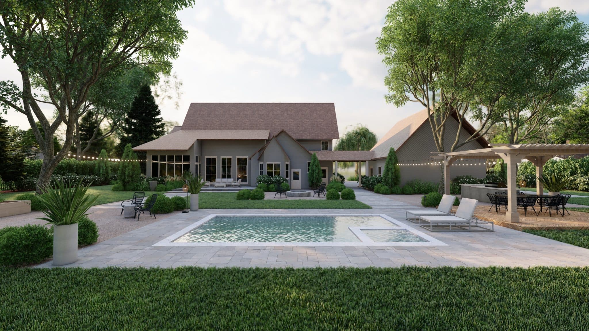 🌲 Eye-Catching Evergreen Landscaping Ideas | Yardzen