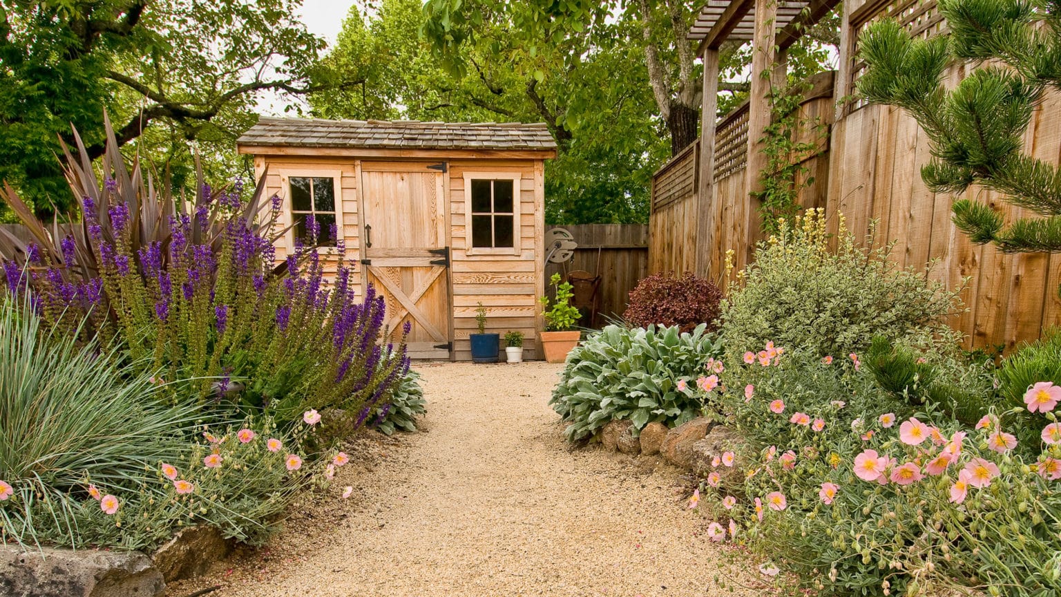 Landscaping Around a Shed | Yardzen