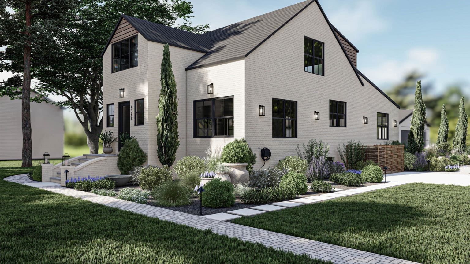 🏡 21 Landscape Designs with Front Yard Curb Appeal | Yardzen