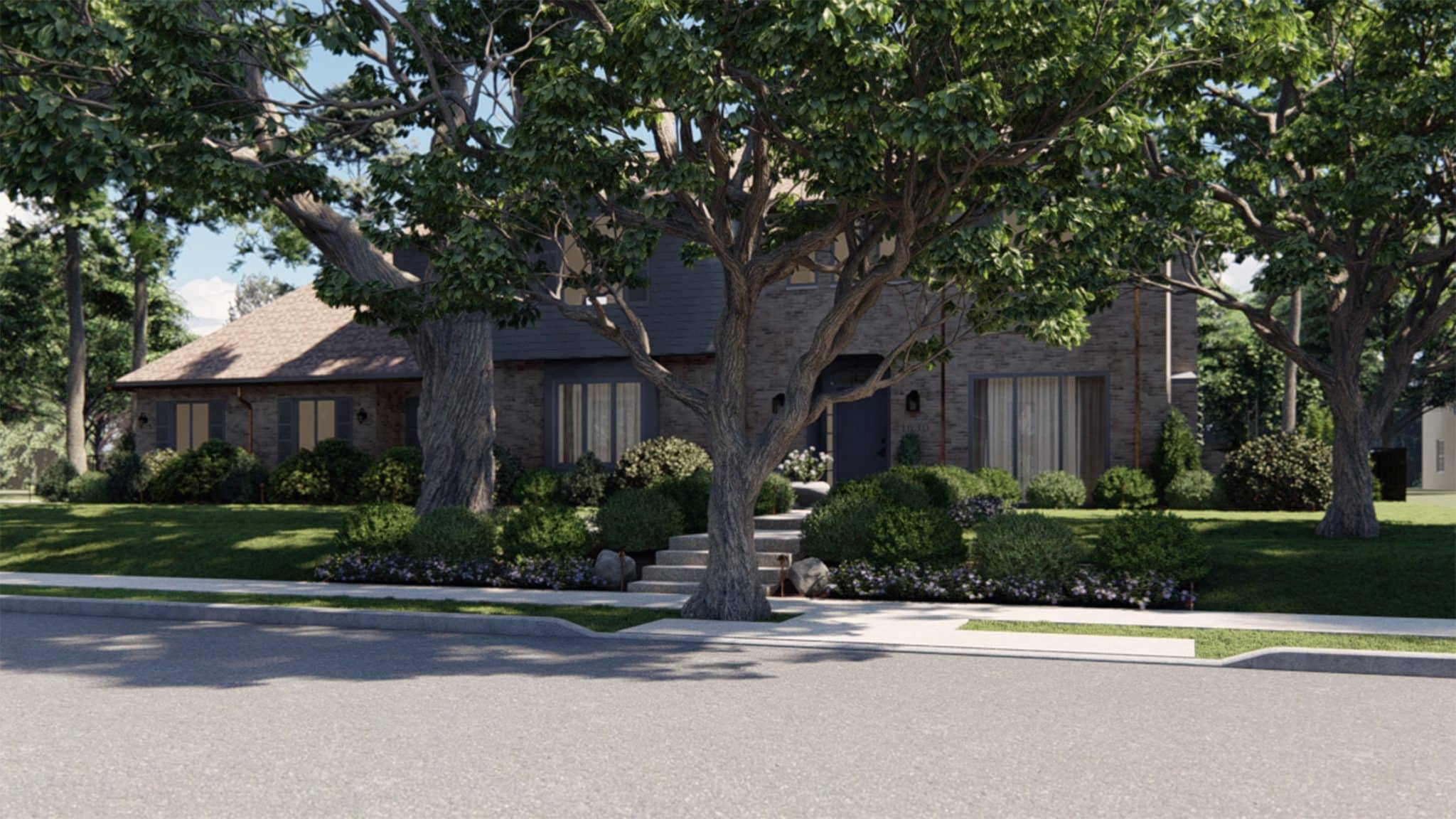 🏡 21 Landscape Designs with Front Yard Curb Appeal | Yardzen