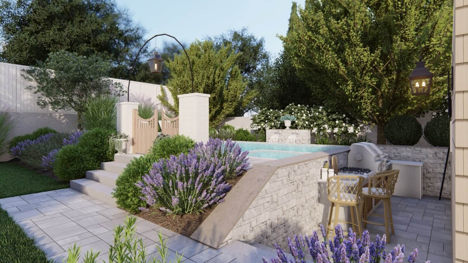 Top 15 Pool Landscaping Ideas | Yardzen