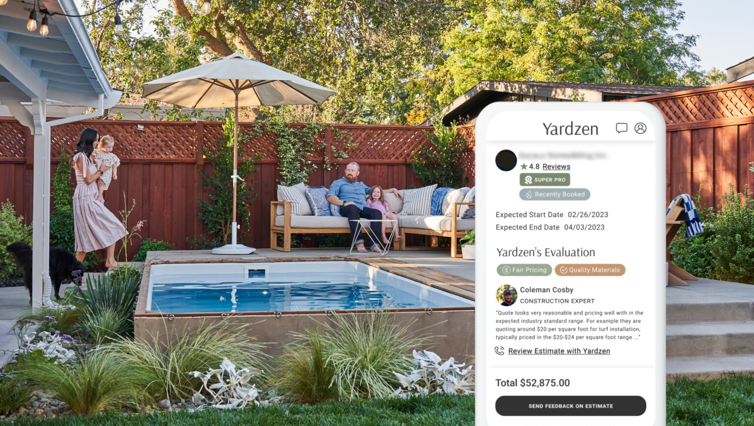 Landscaping Project Landscape Design Package | Yardzen