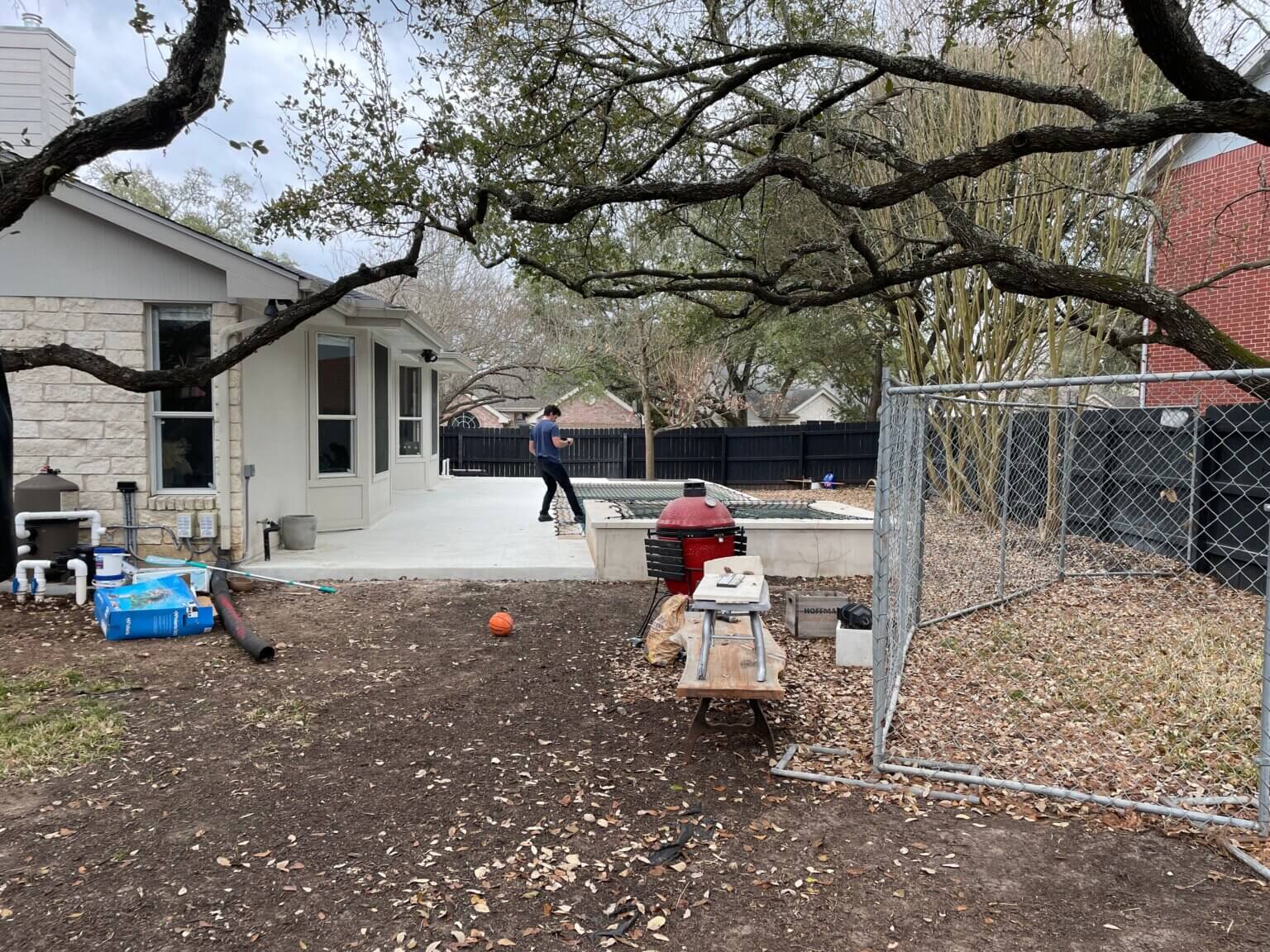 Contemporary Backyard Landscape Design in Austin, TX | Yardzen