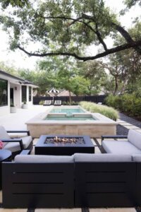 Contemporary Backyard Landscape Design in Austin, TX | Yardzen